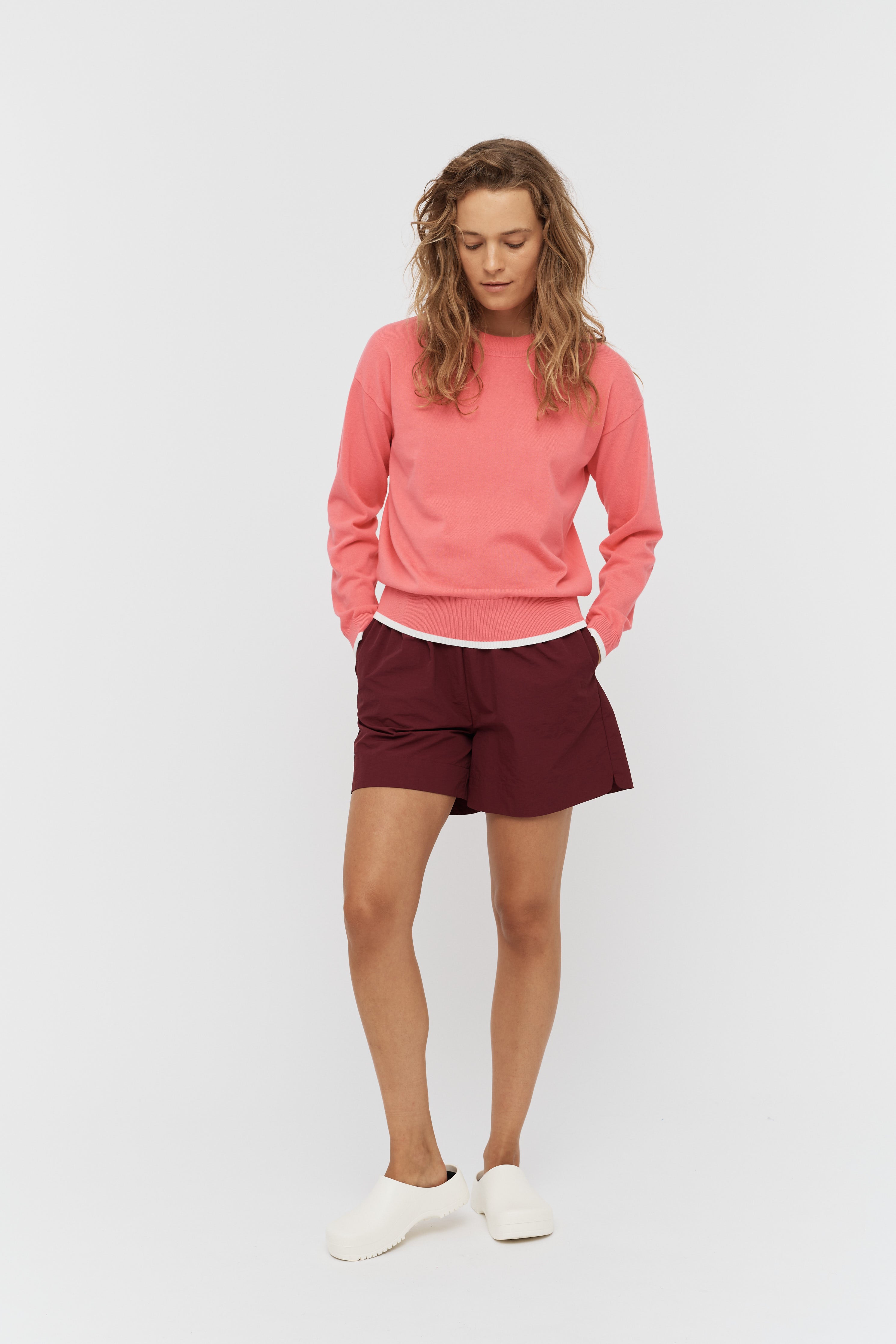 Amelia Striped Long Sleeve Top - Sepia/Violet - LMND