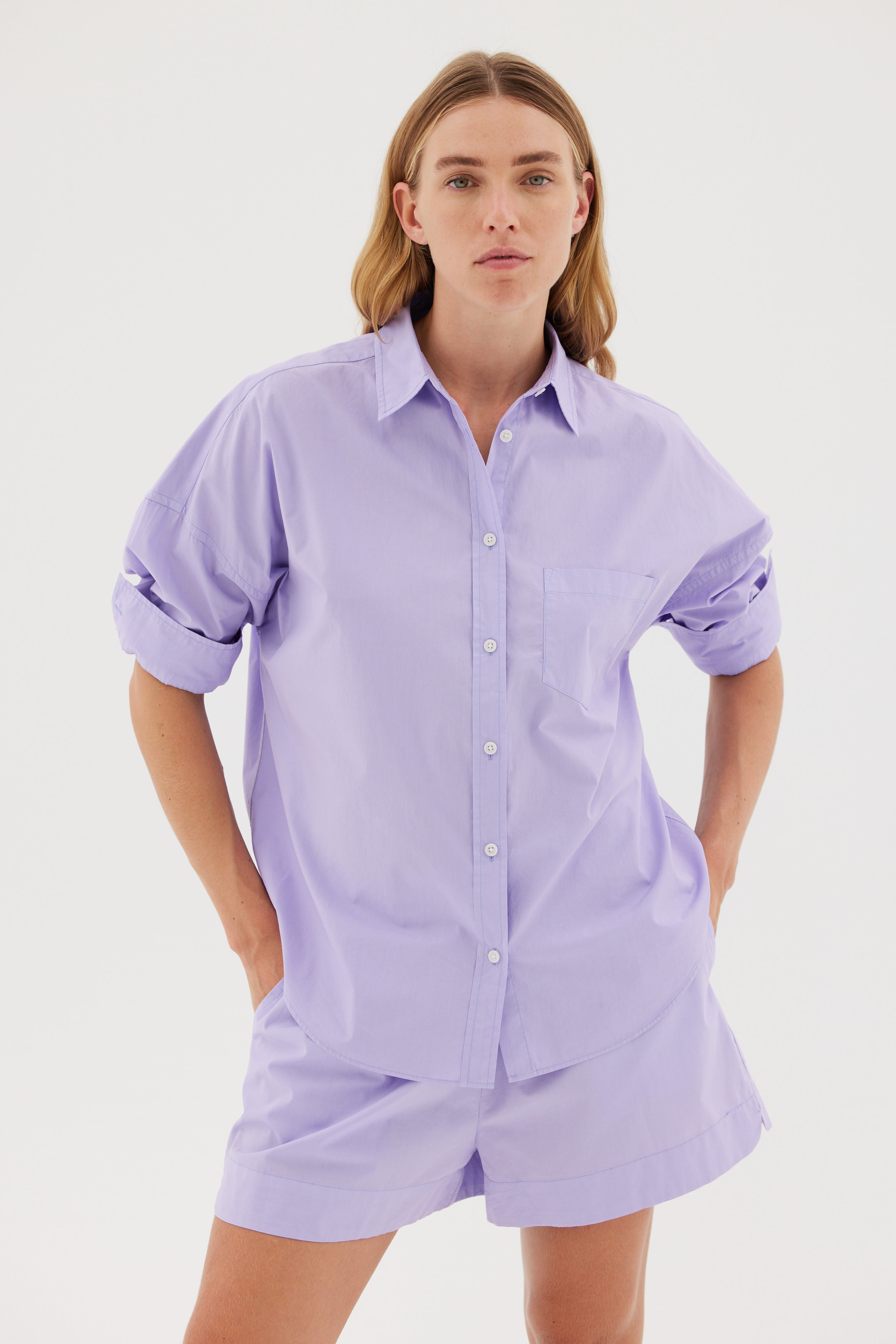 The Chiara Short - Violet Light - LMND Worldwide